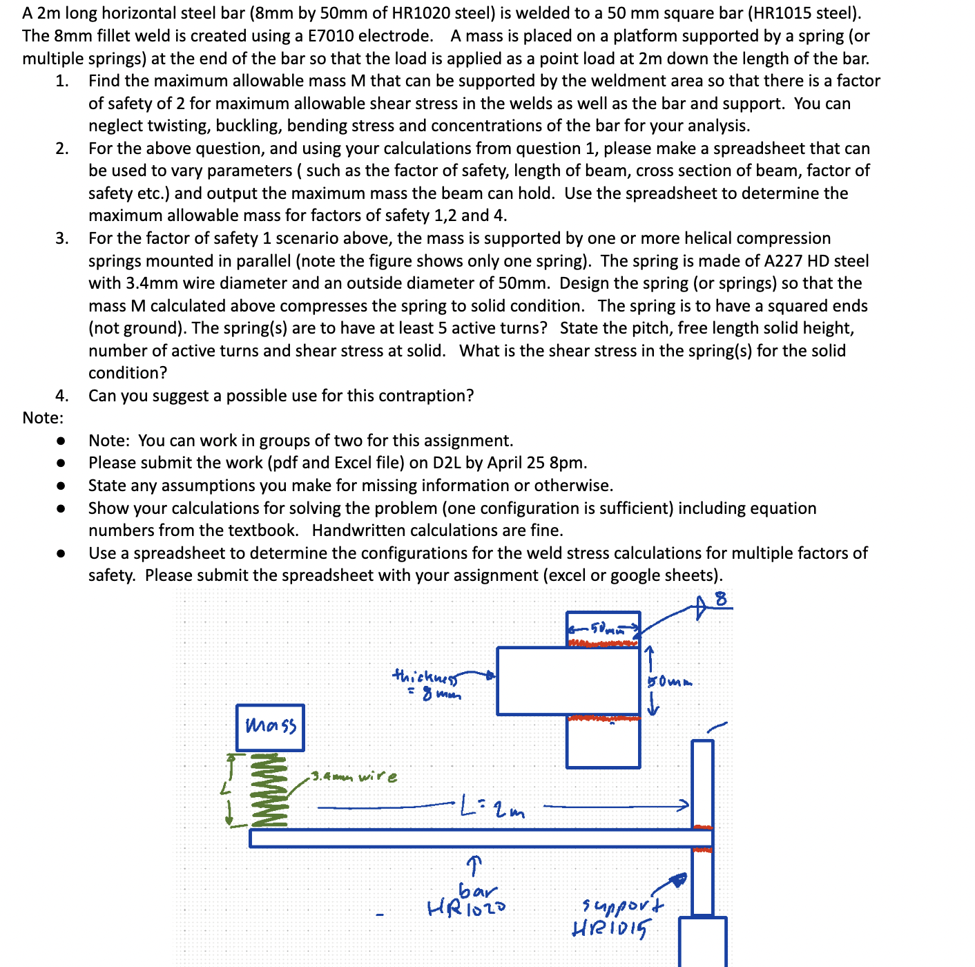 do only Q1. and use Shigley's Mechanical Engineering | Chegg.com