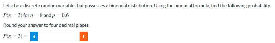 Solved Let x be a discrete random variable that possesses a | Chegg.com