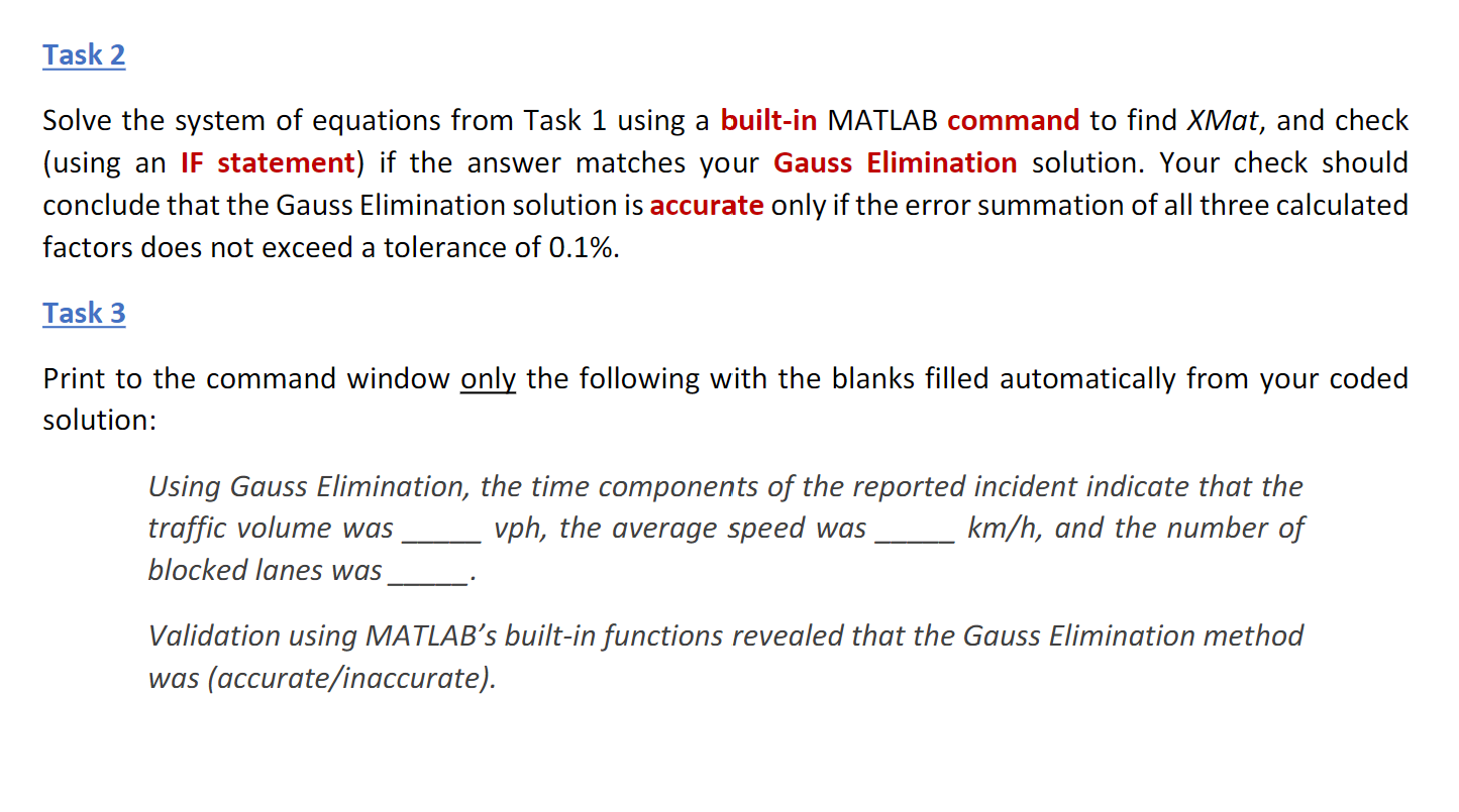 Please complete the following task (#1 #2) on MATLAB, | Chegg.com