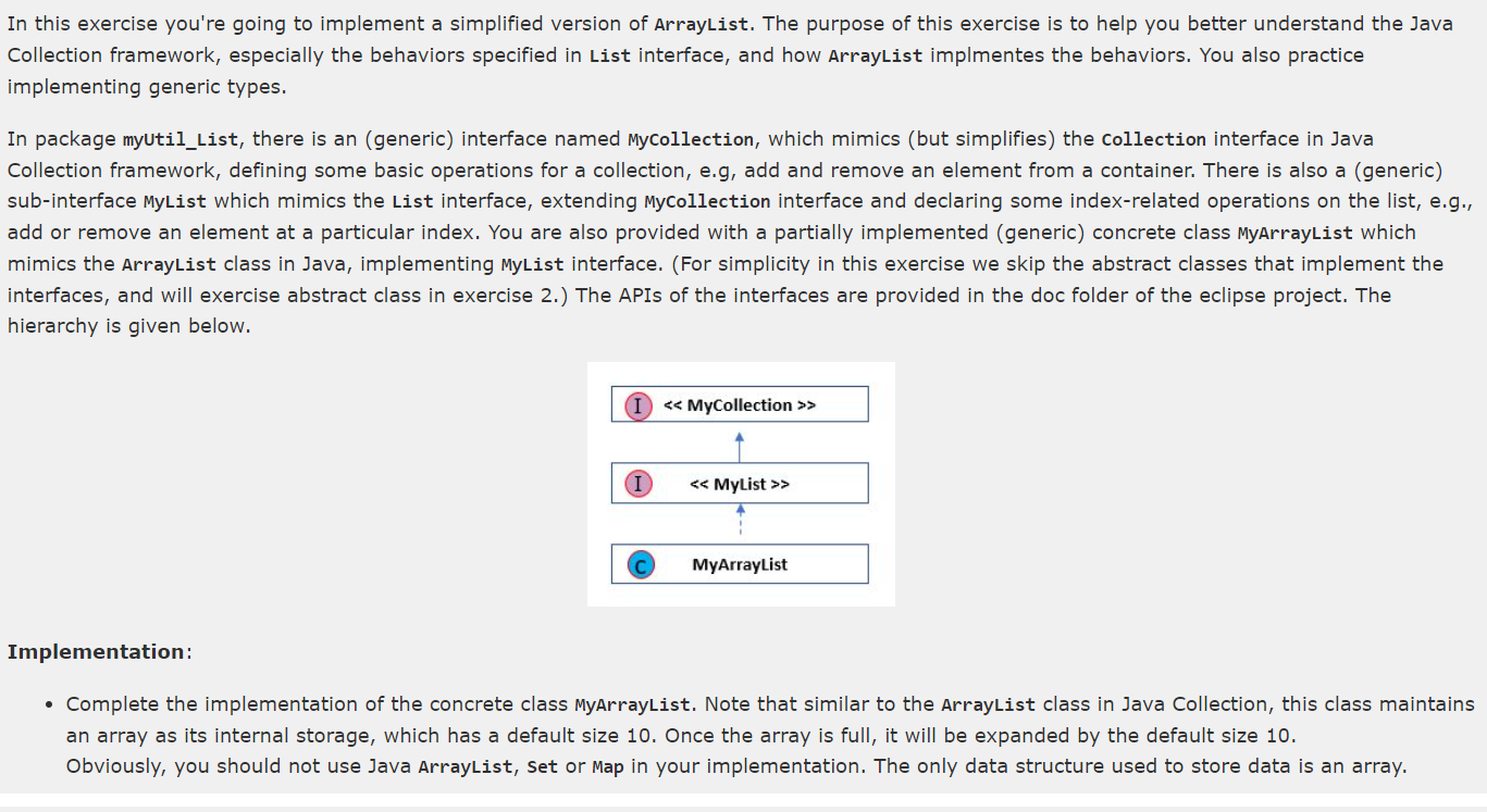 Plz Help Me With The Myarraylistjava Public 