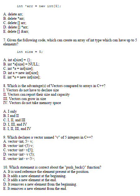 Solved 1 Given The Following Code What Are The Legal 