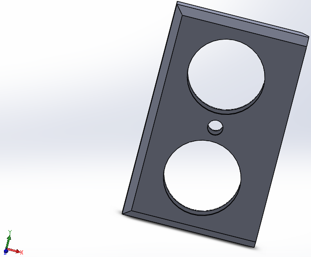 Solved Solidworks part an outlet. any help you can give with | Chegg.com