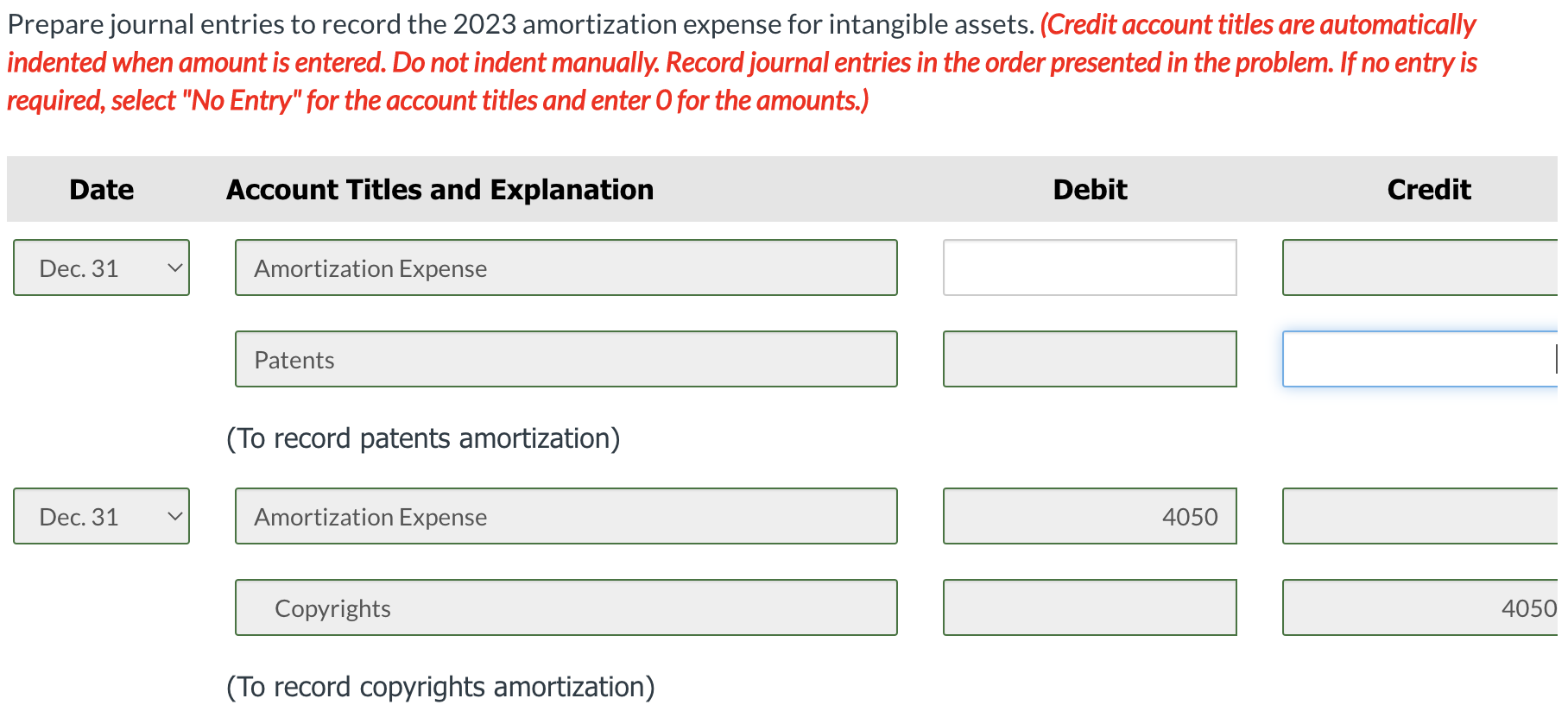 Solved Prepare journal entries to record the 2023 | Chegg.com