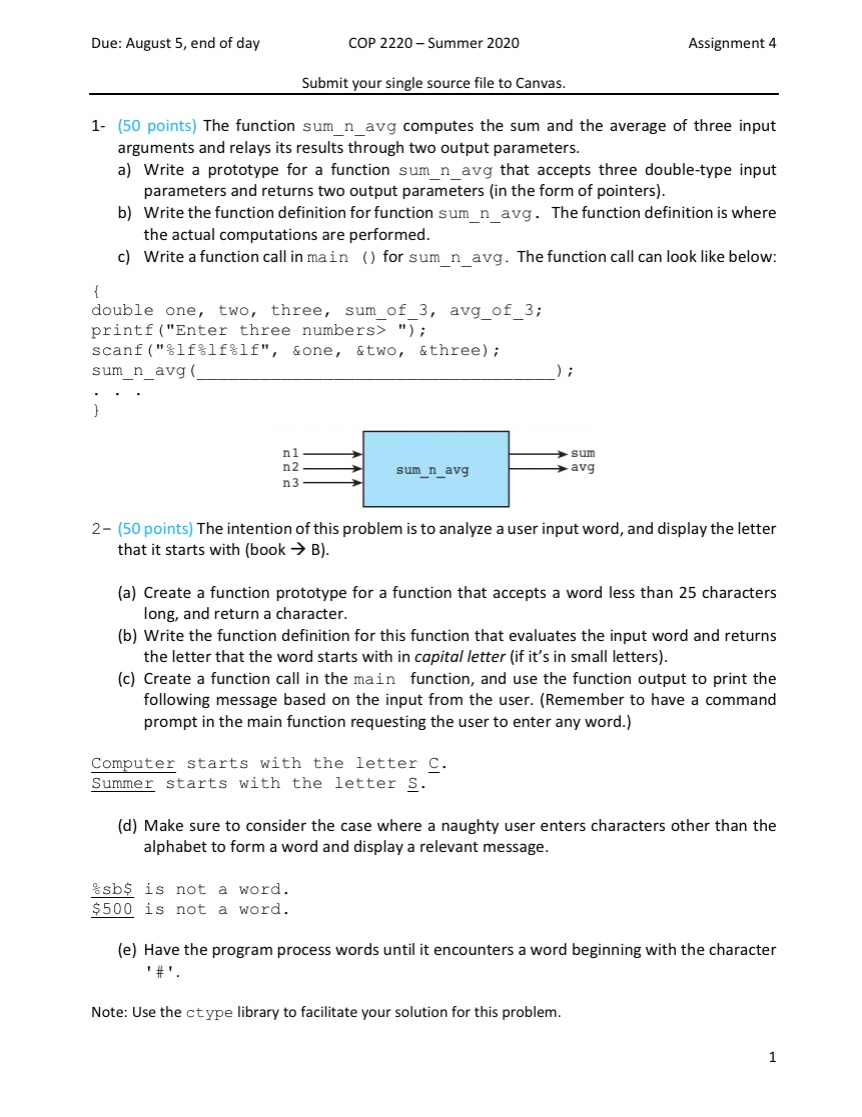 Solved this is for programming in c, all questions must be | Chegg.com