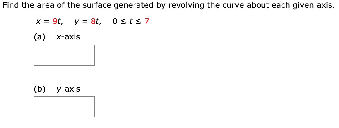Solved Find the area of the surface generated by revolving | Chegg.com