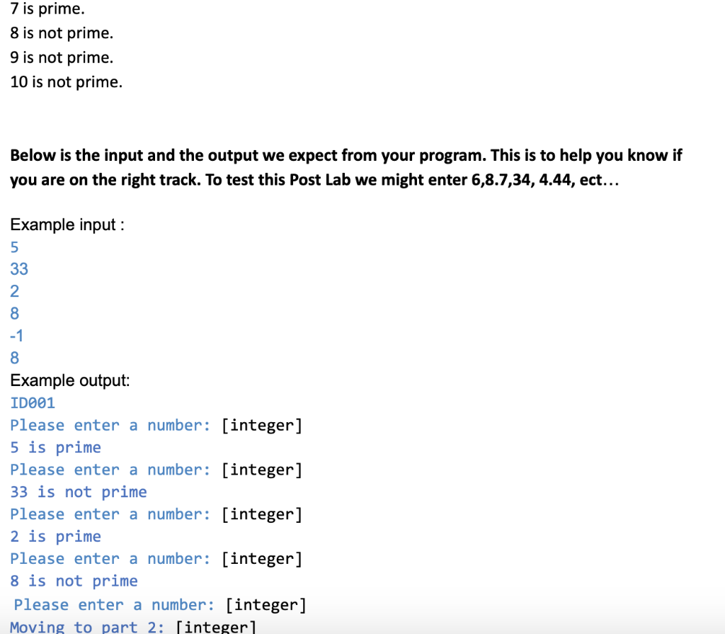 Solved Description: Part 1 You will write a program that | Chegg.com