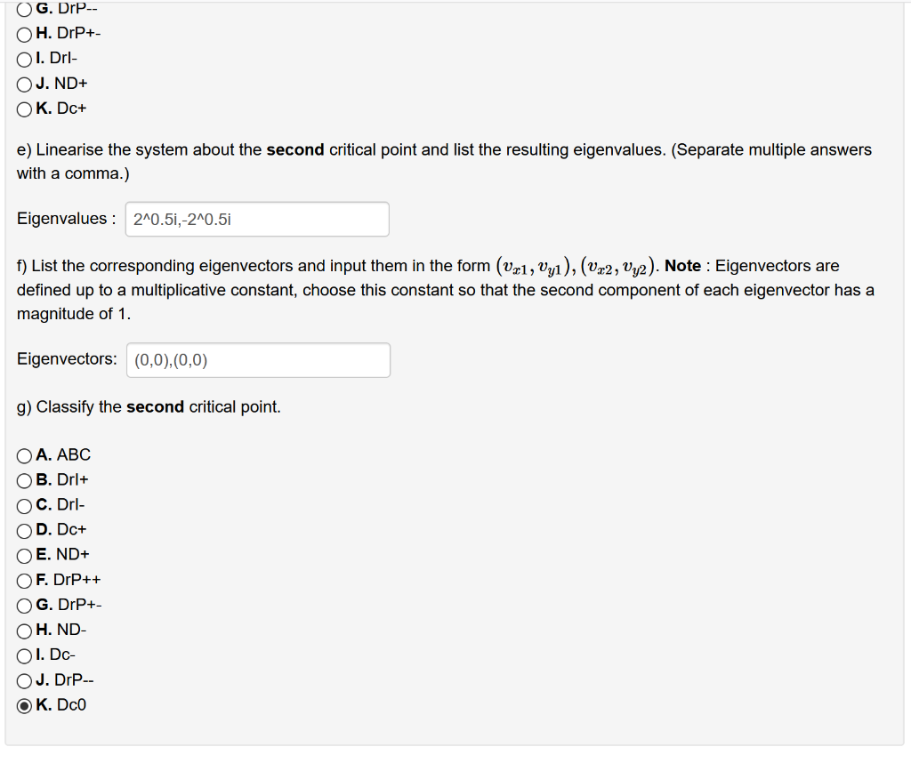 Solved (12 points) Consider the non-linear system of ODES: | Chegg.com