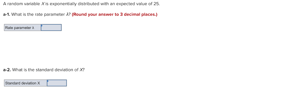 Solved A Random Variable X Is Exponentially Distributed With 7938