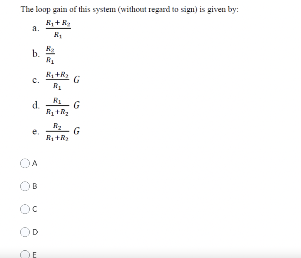 Solved A non-inverting amplifier op-amp circuit is shown | Chegg.com