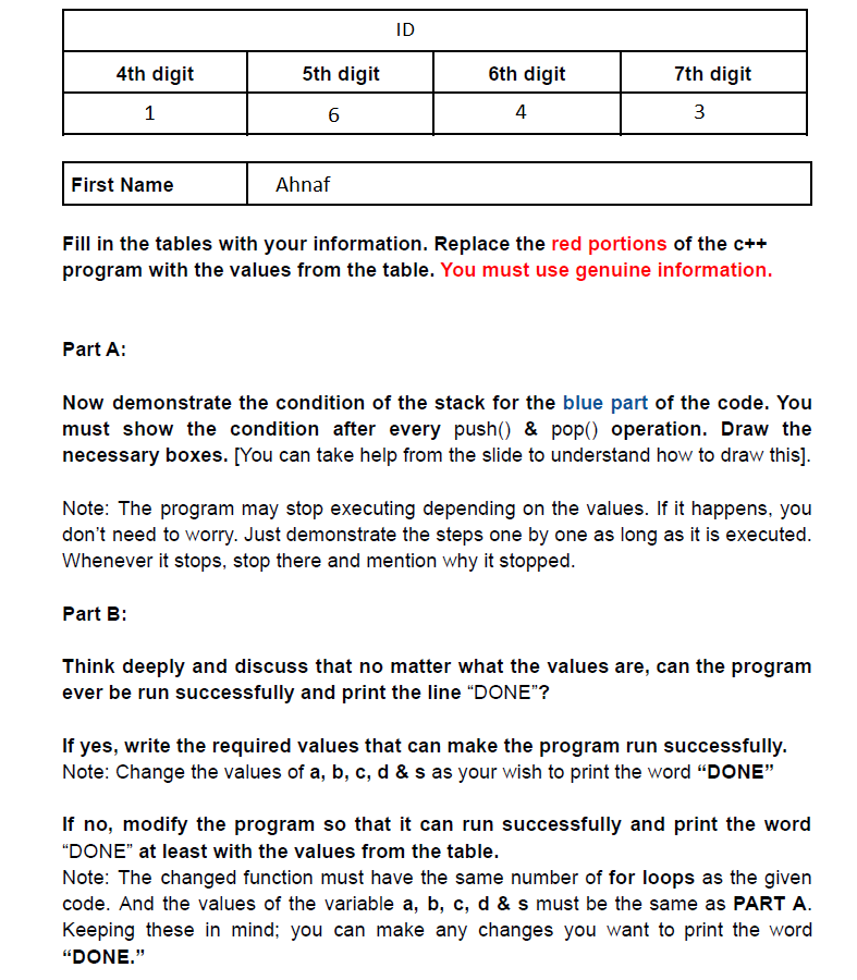 Solved DSA course. This is a 2-part question. I'll be sure | Chegg.com