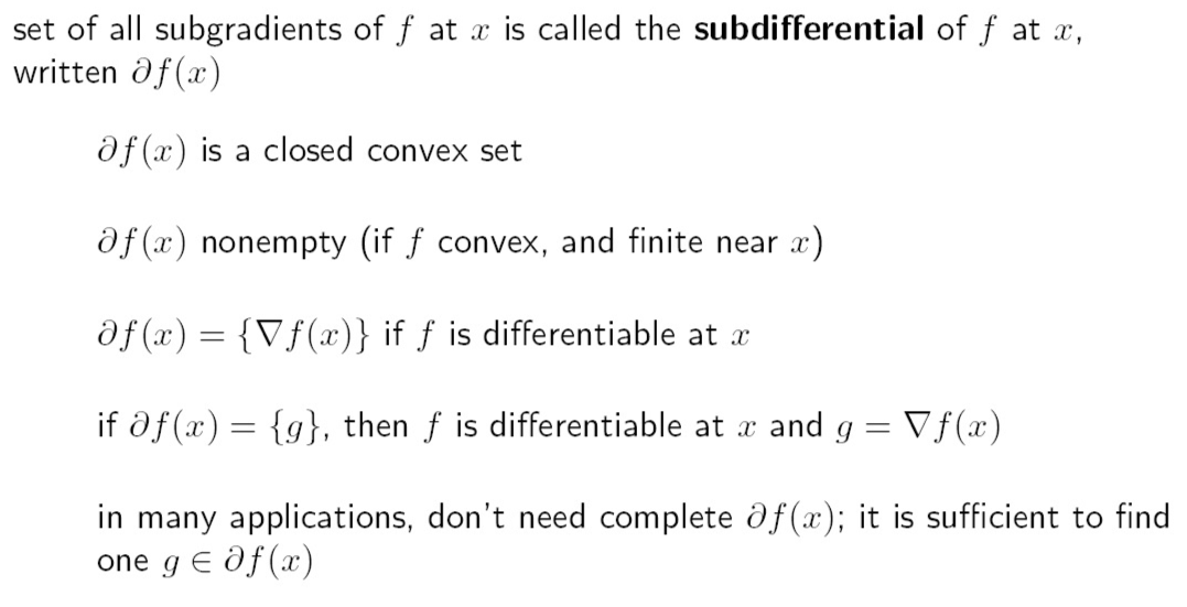 Solved Prove that the subdifferential at any given point is | Chegg.com