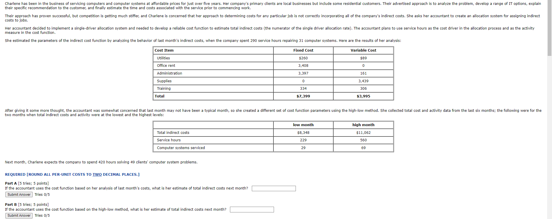 Solved their specific recommendation to the customer, and | Chegg.com