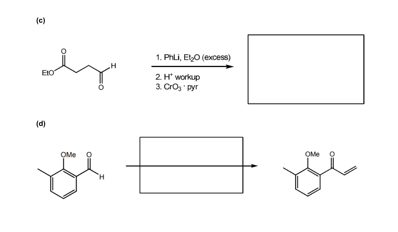 Solved Fill in each box with the starting materials, | Chegg.com