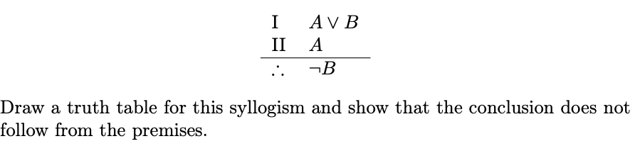 Solved The following syllogism is a famous fallacy called | Chegg.com