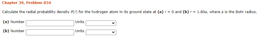 Solved Calculate the radial probability density P(r) for the | Chegg.com