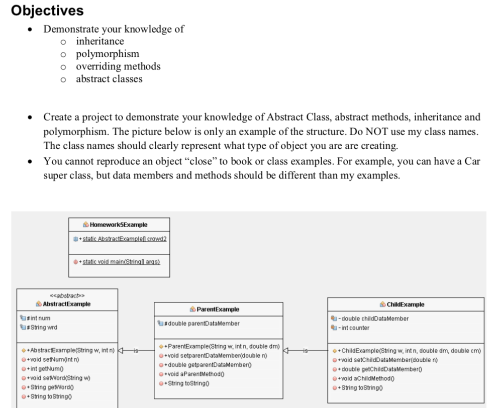 Solved Obiectives Demonstrate your knowledge of . o | Chegg.com