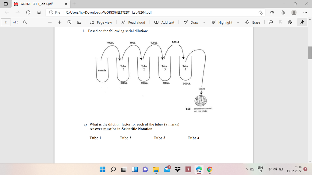 Solved PER WORKSHEET 1_Lab 4.pdf х + — х A O File | Chegg.com