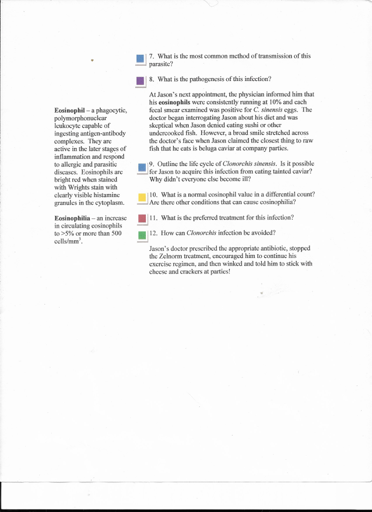 Solved 7. What is the most common method of transmission of | Chegg.com