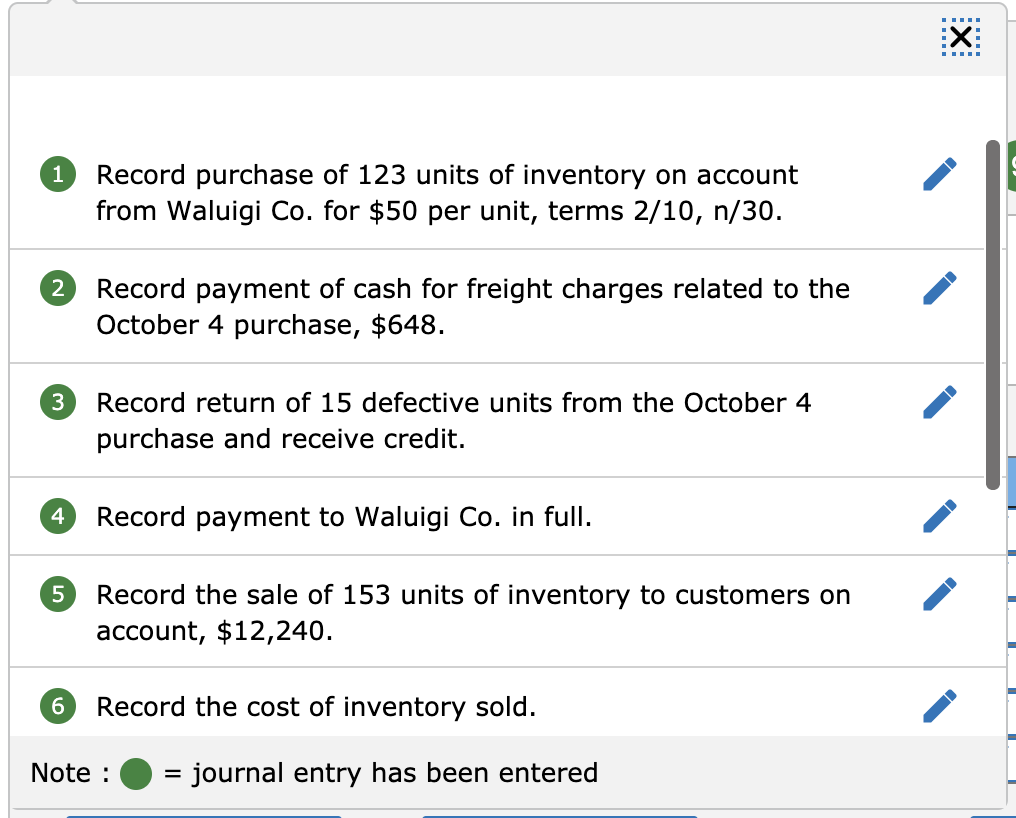 Solved Required information Problem 6-6A Record transactions | Chegg.com