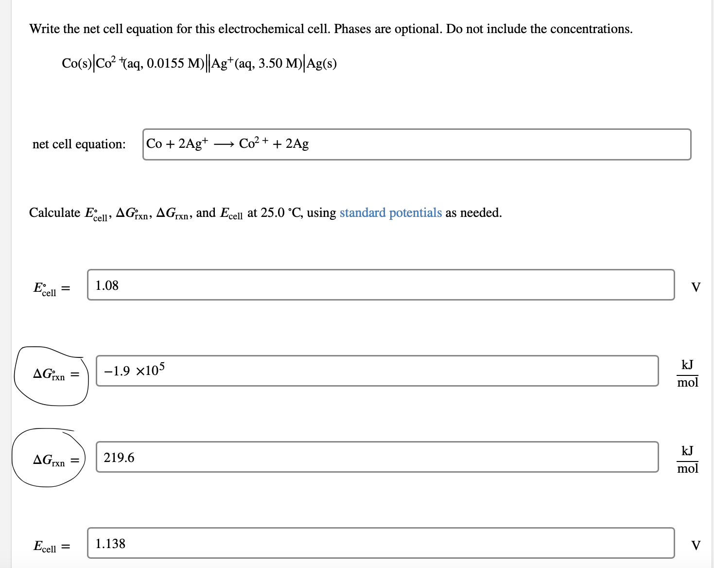 Solved Write the net cell equation for this electrochemical | Chegg.com