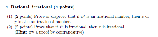Solved How can you do a proof by contrapositive in the | Chegg.com