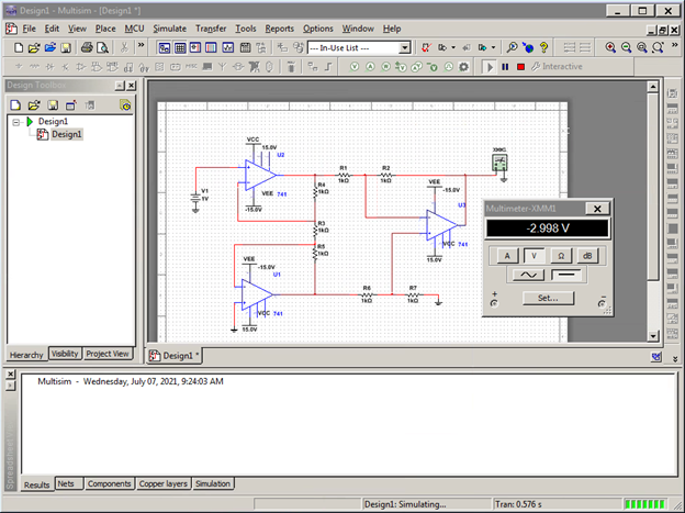 Solved х AX Designl - Multisim - Design Eile Edit View Place | Chegg.com
