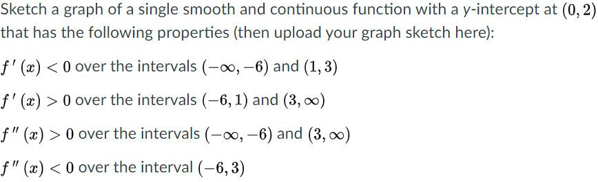 Solved Sketch a graph of a single smooth and continuous | Chegg.com