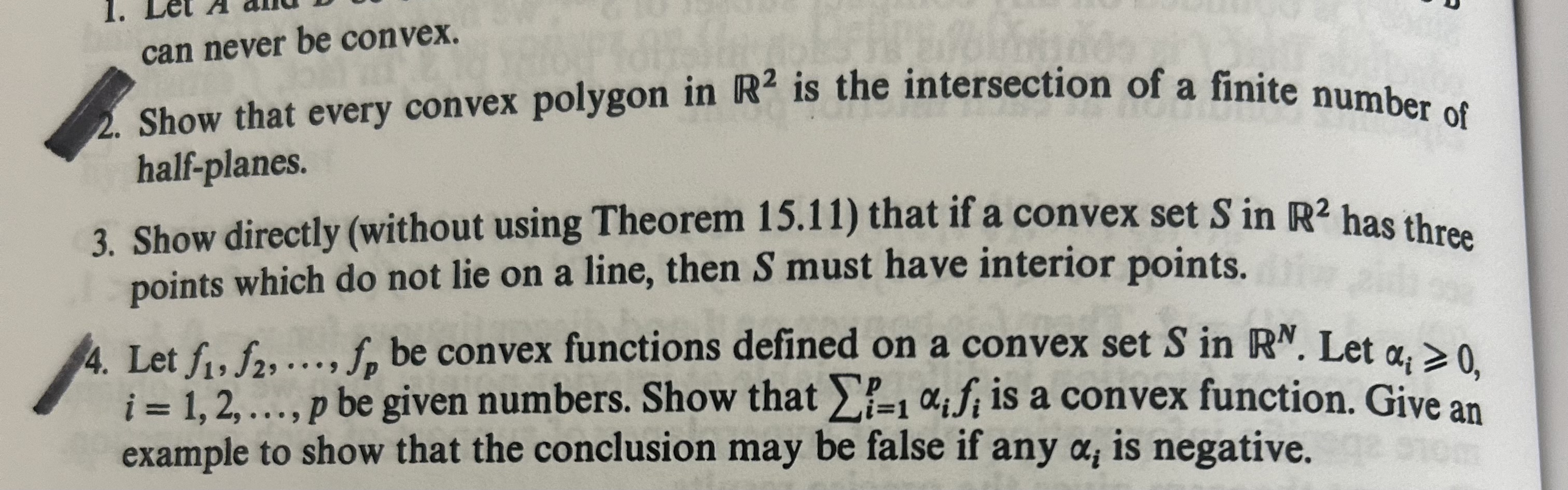 Solved 2. Show that every convex polygon in R2 is the | Chegg.com