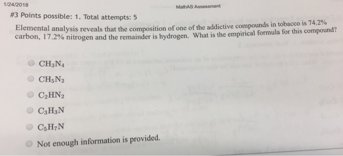 Solved 1/24/2018 MathAS Assessment #3 Points possible: 1 . | Chegg.com