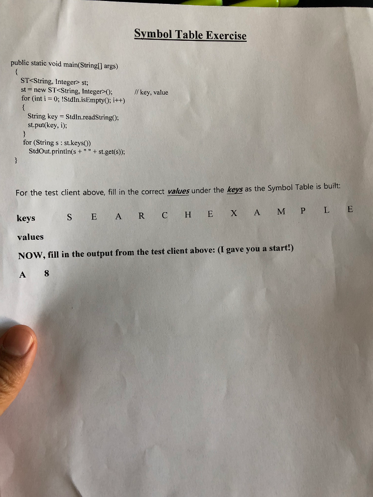 Solved public static void main(String[] args){ | Chegg.com