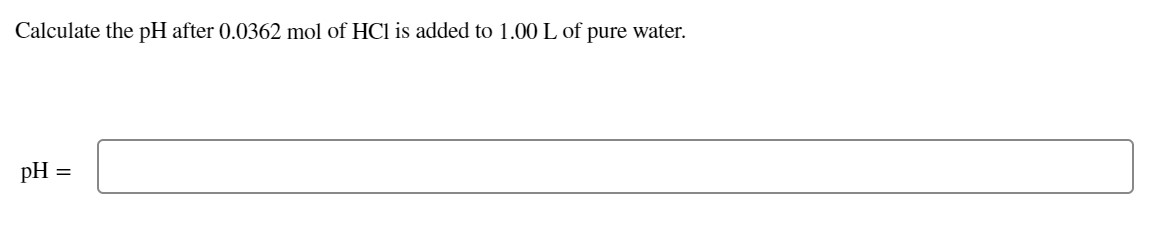 Solved Calculate the pH of a 1.00 L buffer solution | Chegg.com
