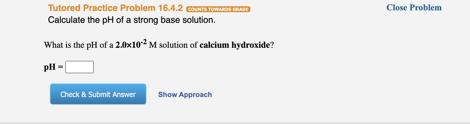 Solved Close Problem Tutored Practice Problem 16.4.2 COUNTS | Chegg.com