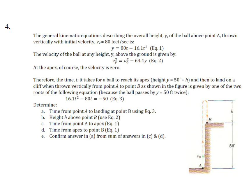 Solved The general kinematic equations describing the | Chegg.com