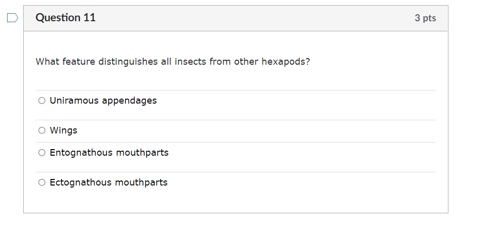 Solved Question 10 3 pts Platyhelminthes belong to the grade | Chegg.com