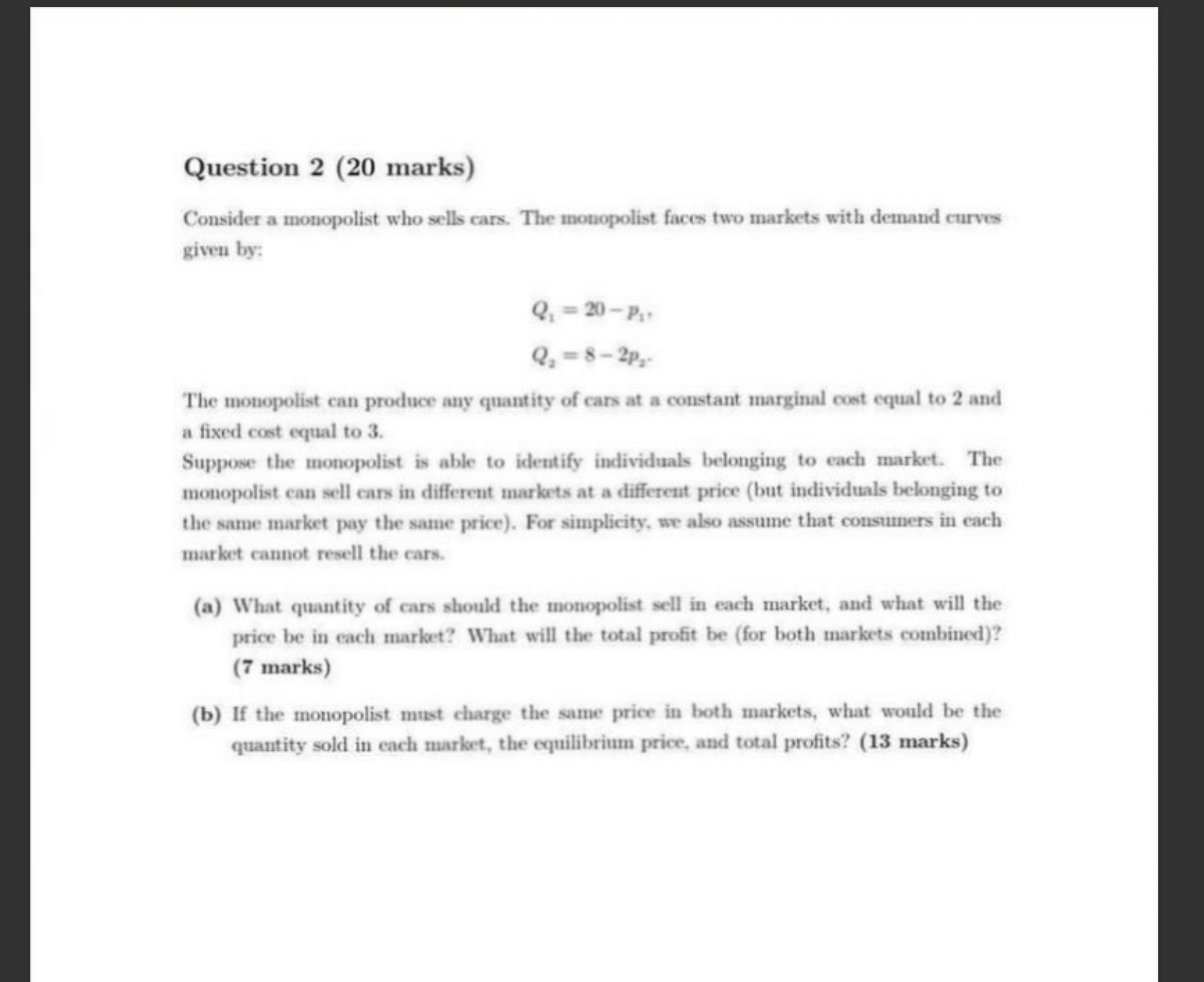 Solved Consider a monopolist who sells cars. The monopolist | Chegg.com Solved Consider a monopolist who sells cars. The monopolist | Chegg.com