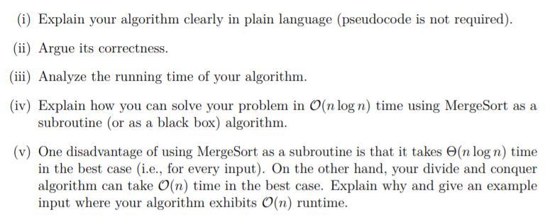 Solved You are given an array A of n > 1 integers (not | Chegg.com