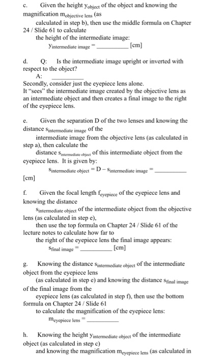 Solved An optical instrument consists of two converging | Chegg.com