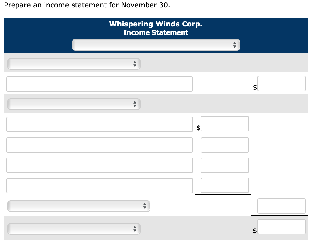 Solved Problem 3-5A (Part Level Submission) On November 1, | Chegg.com