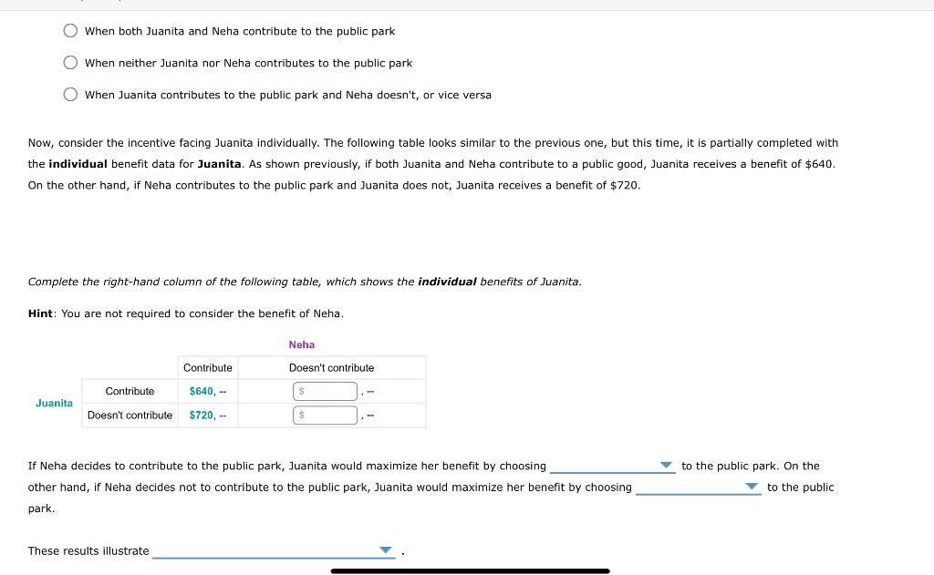 Solved 3. Voluntary contributions toward a public good | Chegg.com