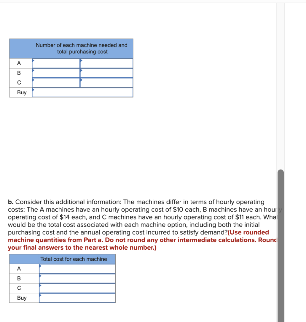 Solved A manager must decide which type of machine to buy, | Chegg.com
