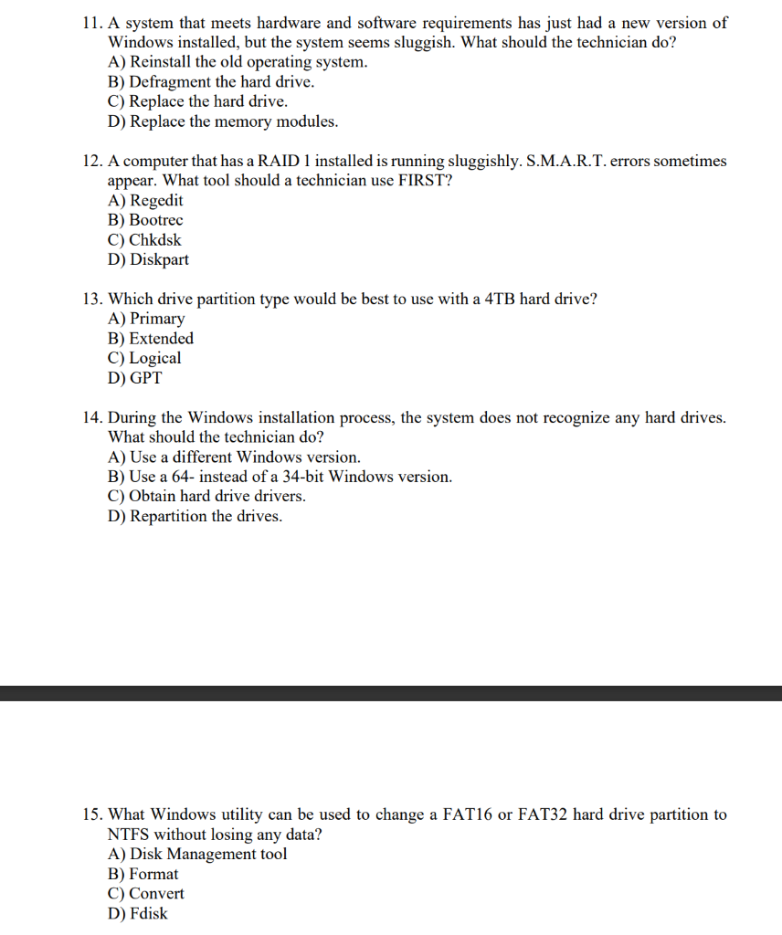 Solved 11. A system that meets hardware and software | Chegg.com