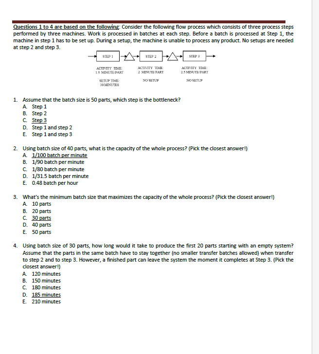 Solved Questions 1 to 4 are based on the following: Consider | Chegg.com