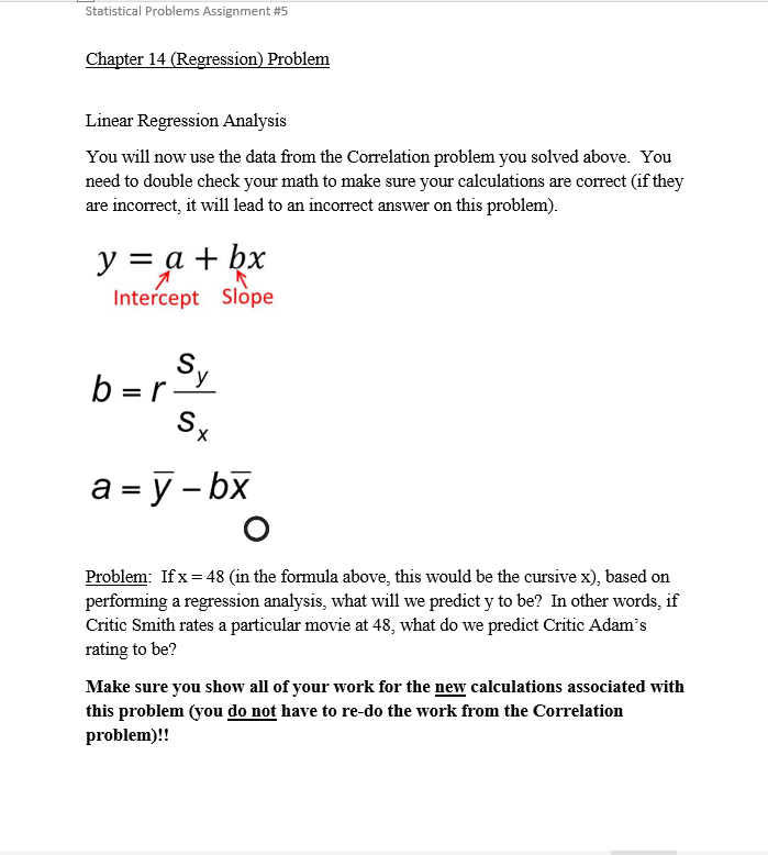 Solved Statistical Problems Assignment #5 Statistical | Chegg.com
