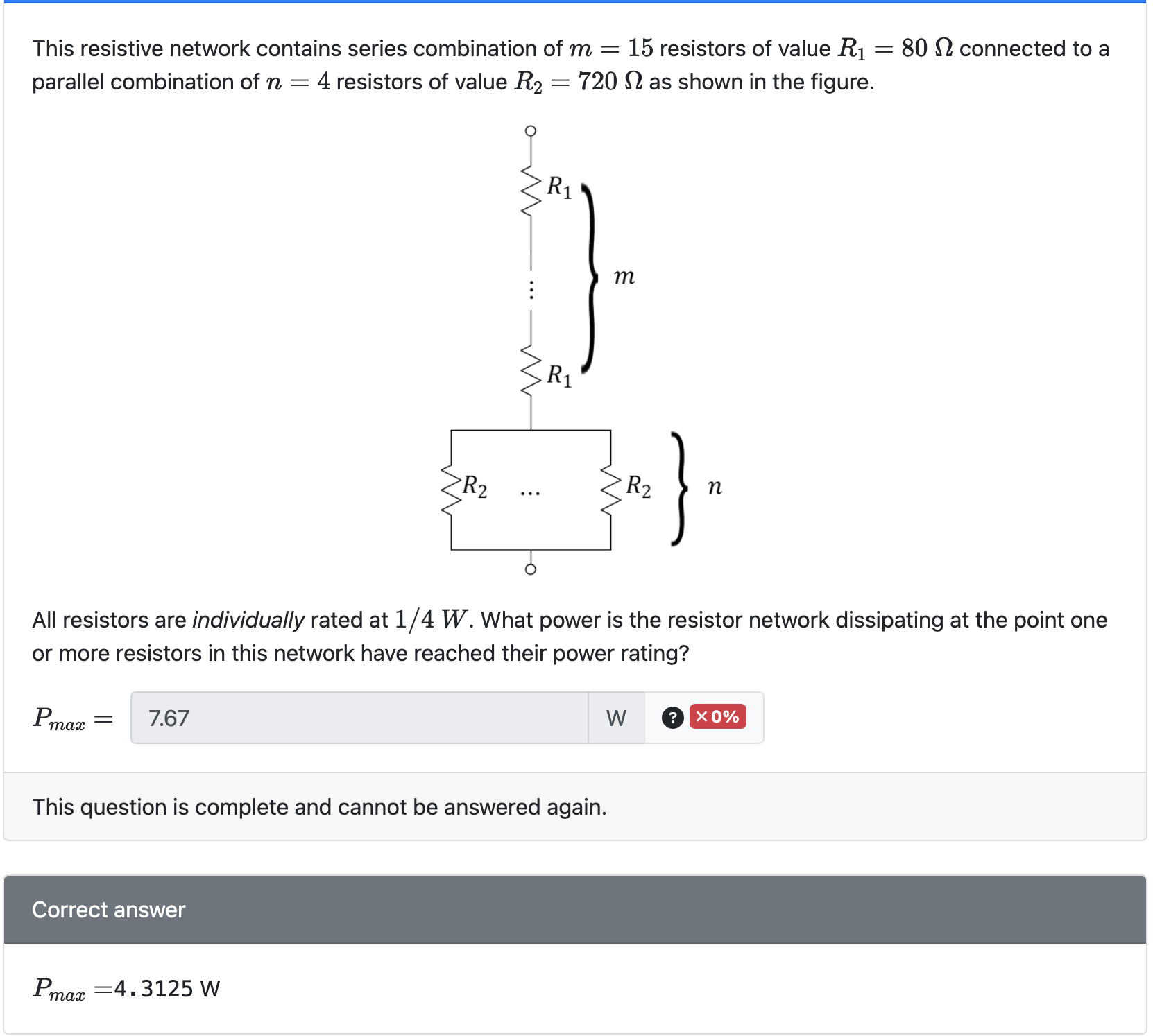 Solved This resistive network contains series combination of | Chegg.com