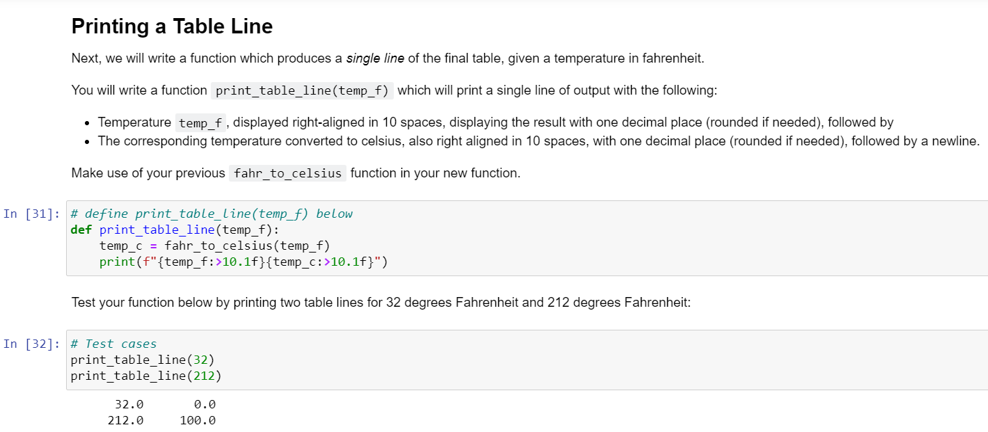Solved Preparation: Temperature Conversion Function First, | Chegg.com Solved Preparation: Temperature Conversion Function First, | Chegg.com