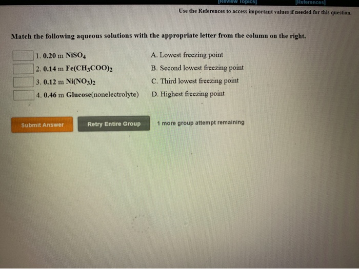 Solved Review Topics References Use the References to access | Chegg.com