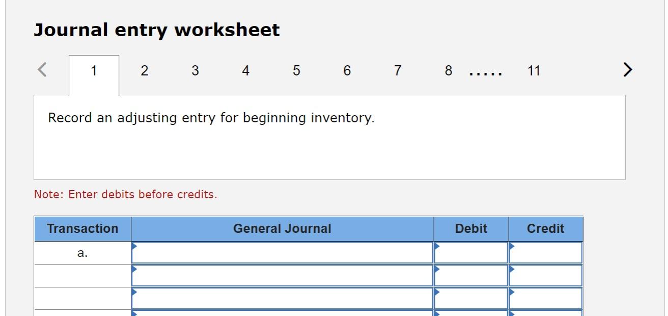 Solved Problem 12.1A (Algo) Recording adjustments for | Chegg.com