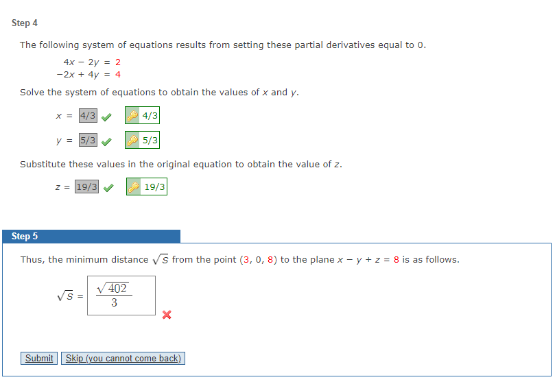 Solved Find the minimum distance from the point (3,0,8) to | Chegg.com