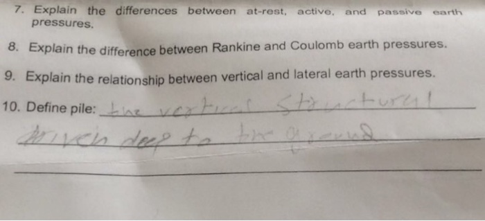 Solved 7. Explain the differences between at-rest, active, | Chegg.com