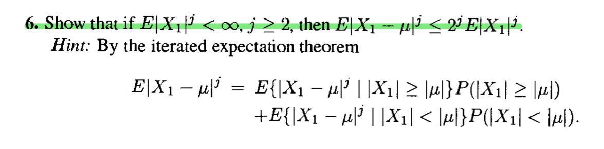 6. Show that if E|X1 2, then E|X1 - p